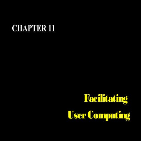 End user computing1 | PPT | IT and Internet Support | Internet