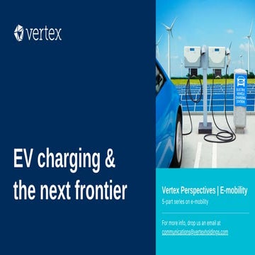 E-mobility | Part 4 - EV charging and the next frontier (English) | PDF ...