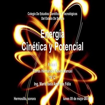 Energía cinética y potencial | PPTX