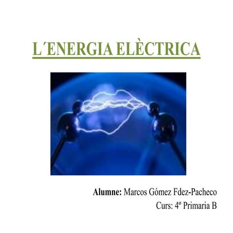 Energia elèctrica | PPTX