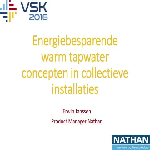 Energiebesparende warmtapwater concepten | PDF