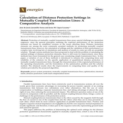 Performance of quadrilateral relay on EHV transmission line protection ...