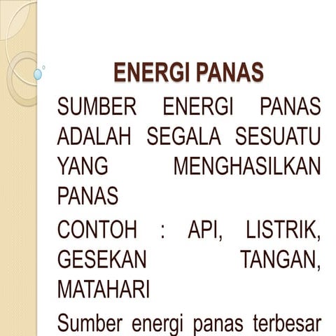 Energi panas | PPTX