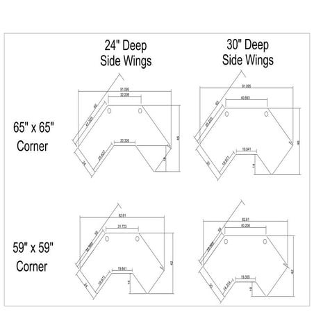 iMovR Energize Corner Standing Desk Tabletop Dimensions | PDF ...