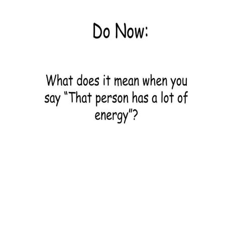 Energy | PPT | Physics | Science