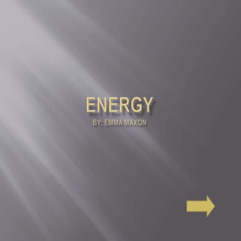 Physics Energy Lesson | PPT