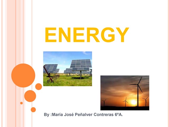 Energy science 6 | PPTX