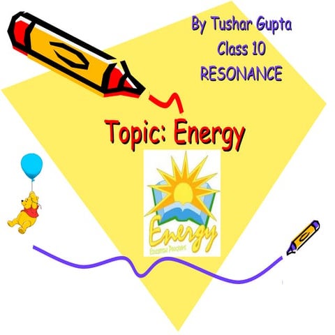 Energy | PPT | Power and Energy Industry | Industries