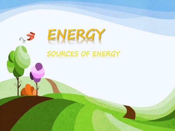 Presentation renewable energy resources | PPT
