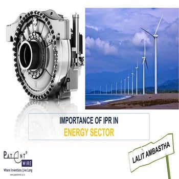 IPR in Energy Sector | PPSX