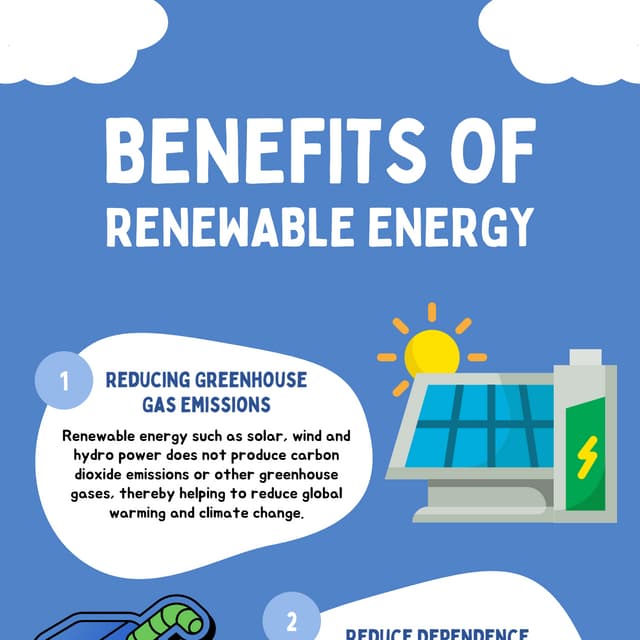 Benefits of Renewable Energy and efficiency | PDF