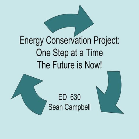 Energy Conservation Project | PPT
