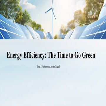 Energy use Awareness | PPTX