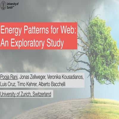 Energy Patterns for Web: An Exploratory Study | PDF
