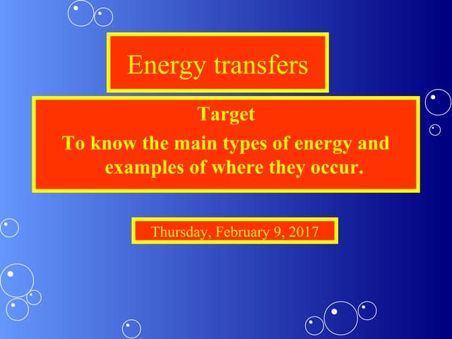Forces and Energy for Year 7 Lower Secondary | PPTX