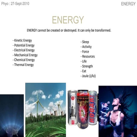 Energy 28 09-2010 | PPTX | Power and Energy Industry | Industries