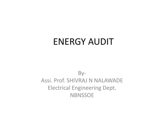 Energy Conservation Techniques For Industries | PPTX