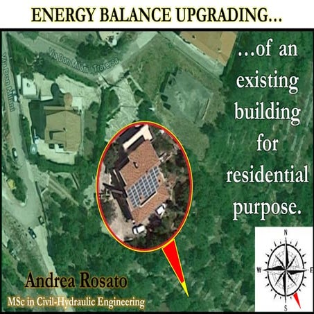 ENERGY BALANCE UPGRADING of an existing building for residential ...