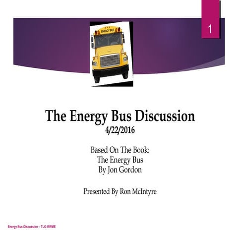 Energy Bus 20160422 | PPT