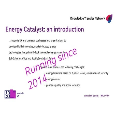 Energy Catalyst Round 8 | PDF