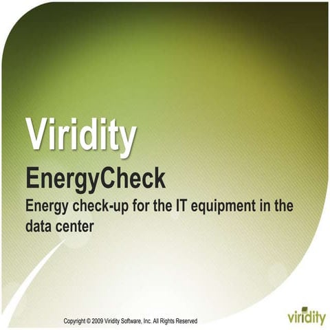 EnergyCheck Installation | PPTX | Technology & Computing