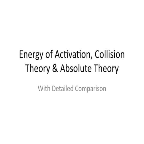 Energy_Collision_TST_Presentation.pptx reaction rate and example | PPTX