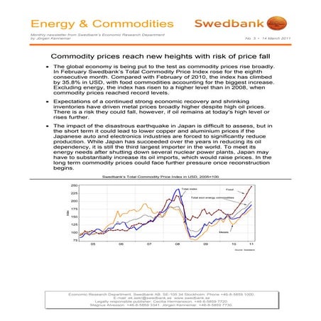 Commodity Prices | PDF