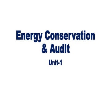 Energy Conservation Techniques For Industries | PPTX