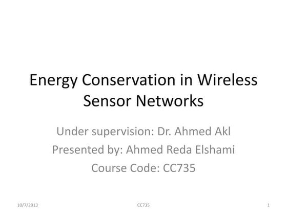 Wireless Sensor Networks Ppt