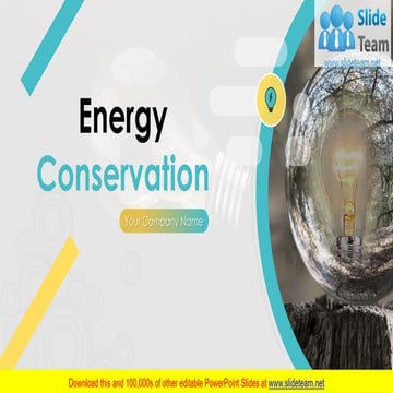 Energy Conservation PowerPoint Presentation Slides | PDF