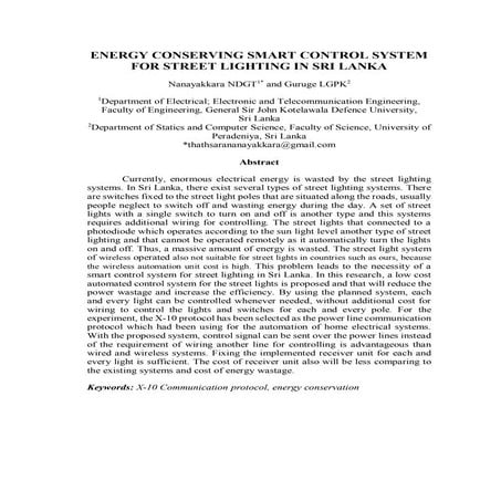 gridComm in Jakarta Smart Street Light System-White Paper | PDF