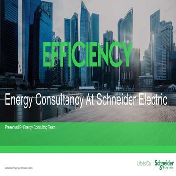Energy Efficiency Presentation on Scope and Methodology | PPT
