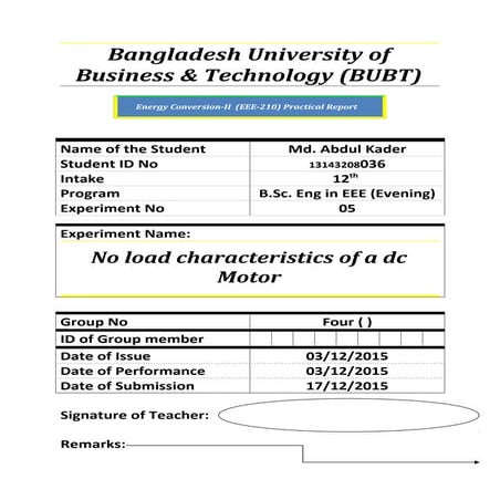 Energy conversion ii 01exp-02 | DOC