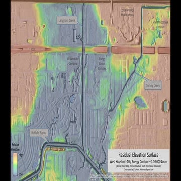 Greater Houston Area Elevation Analysis | PPTX