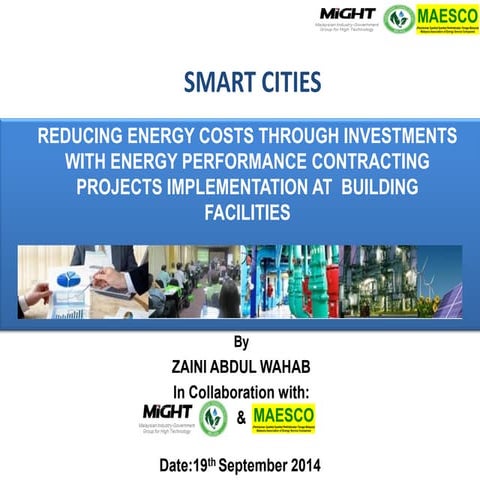 Energy costs reduction through Energy Performance Contracting projects ...