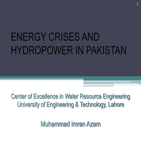 Energy crises in pakistan | PDF | Power and Energy Industry | Industries