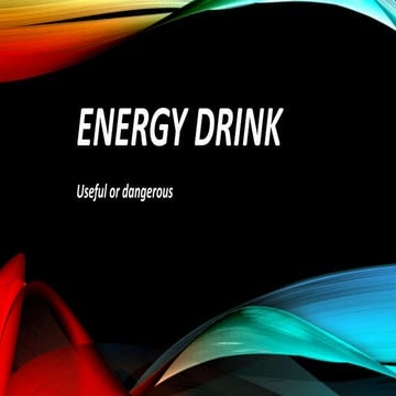 energy drink presentation | PPT