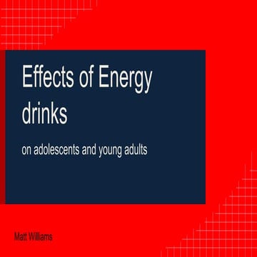 Energy drink powerpoint | PPTX