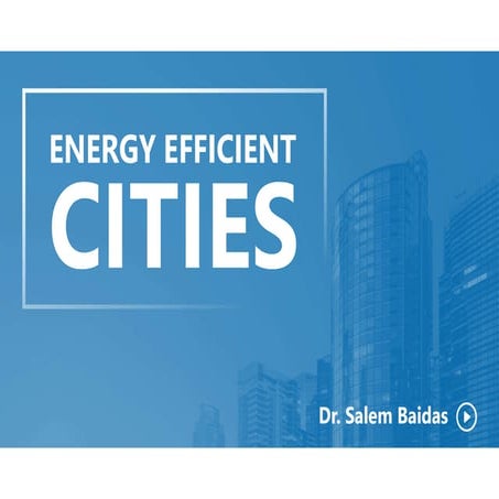 Energy Efficient Cities | PDF