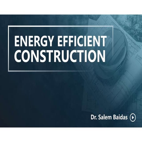 Energy Efficient Construction | PDF