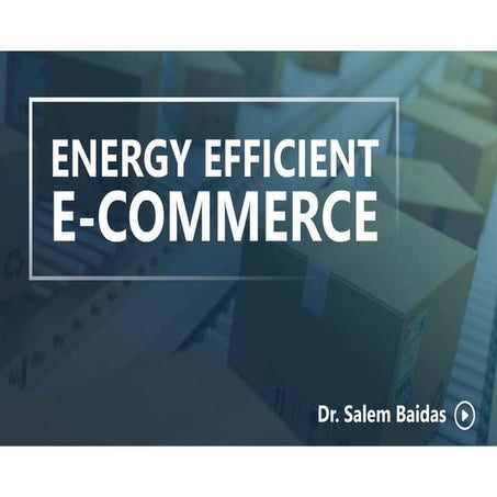 Energy Efficient E-commerce | PDF