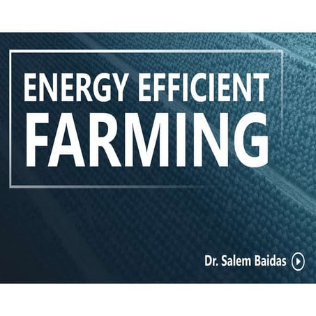 Energy Efficient Farming | PDF