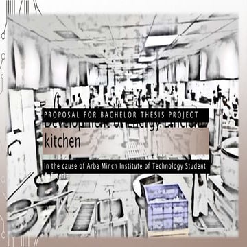 Development of Energy Efficient kitchen in the case of AMU main campus ...
