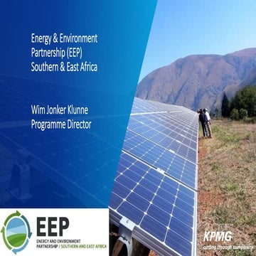 Energy & environment partnership(eep)southern & east africa | PDF