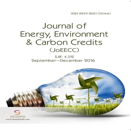 Journal of Energy, Environment & Carbon Credits vol 6 issue 3 | PDF