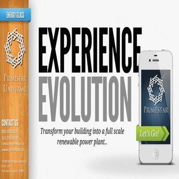 Primestar Universal Presentation - Energy Glass | PDF