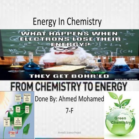 From Chemistry to Energy | PPTX