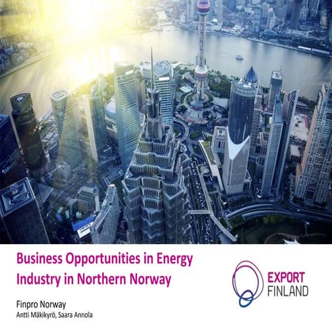 Energy industry in northern norway | PPTX