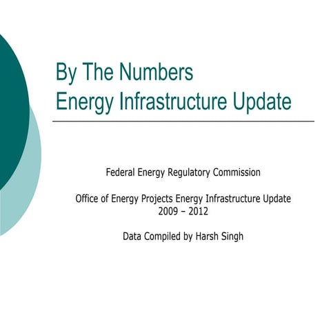 Energy Infrastructure Construction Ferc Data Ppt