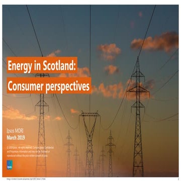 Energy in Scotland - Consumer Perspectives | PPT